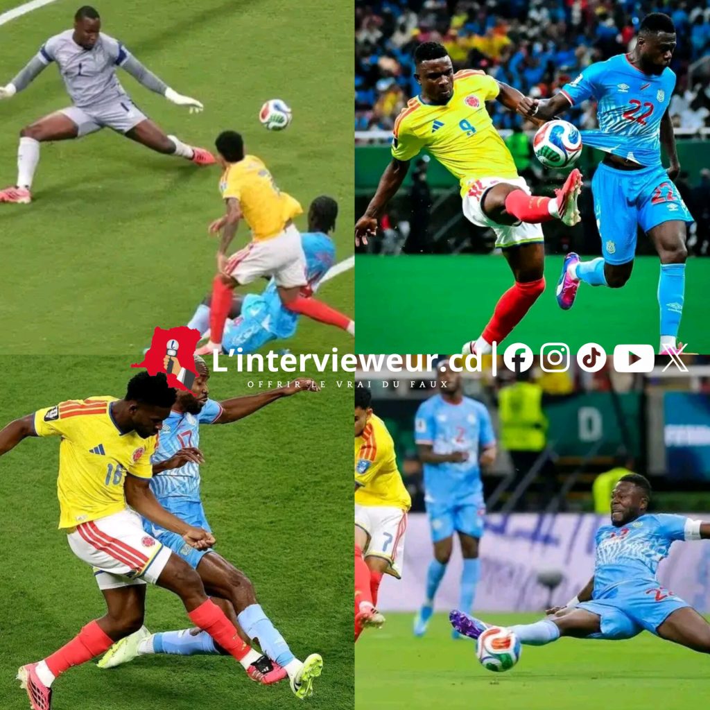 Mondial 2026 : Défaite de la RDC face à la Colombie : Voici ce qui ...